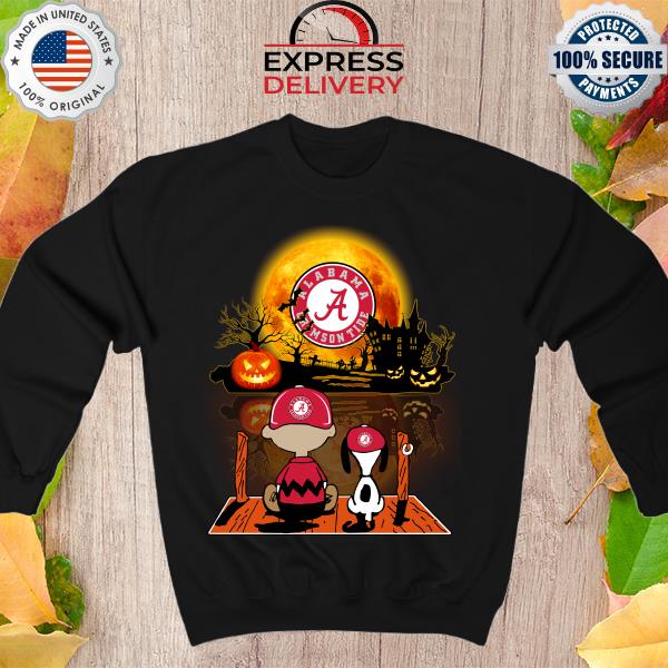 Snoopy and Charlie Brown Alabama Crimson Tide Halloween 2022 shirt ...