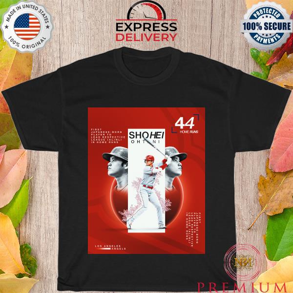 Official congrats Shohei Ohtani 44 Home Runs shirt, hoodie, sweater ...