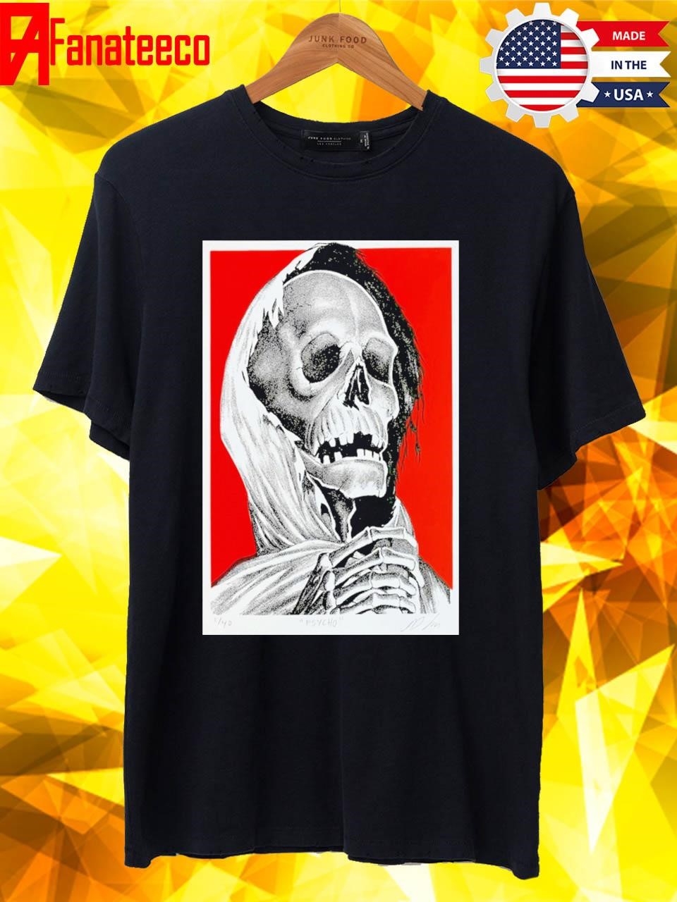 Psycho Skull Poster shirt, hoodie, sweater, long sleeve and tank top