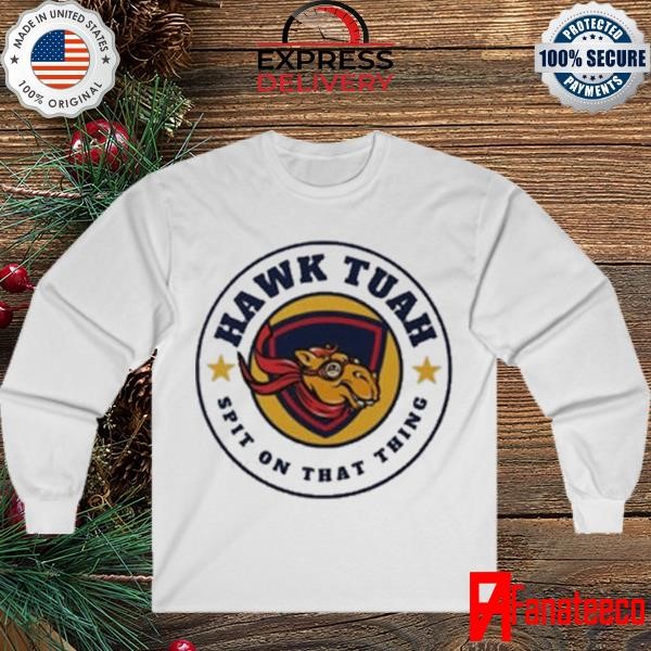 Funny Hawk Tuah Llama Spit On That Thing Logo Shirt, hoodie, sweater ...