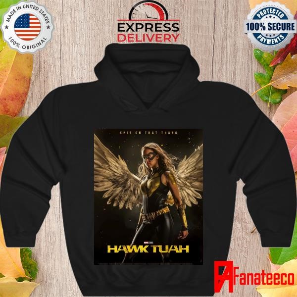 Marvel Studios and Hawk Tuah shirt, hoodie, sweater, long sleeve and ...