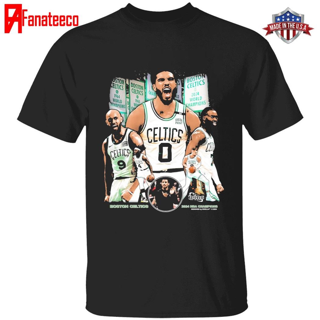 Funny Jayson Tatum wearing 2024 NBA Boston Celtics Champions shirt ...