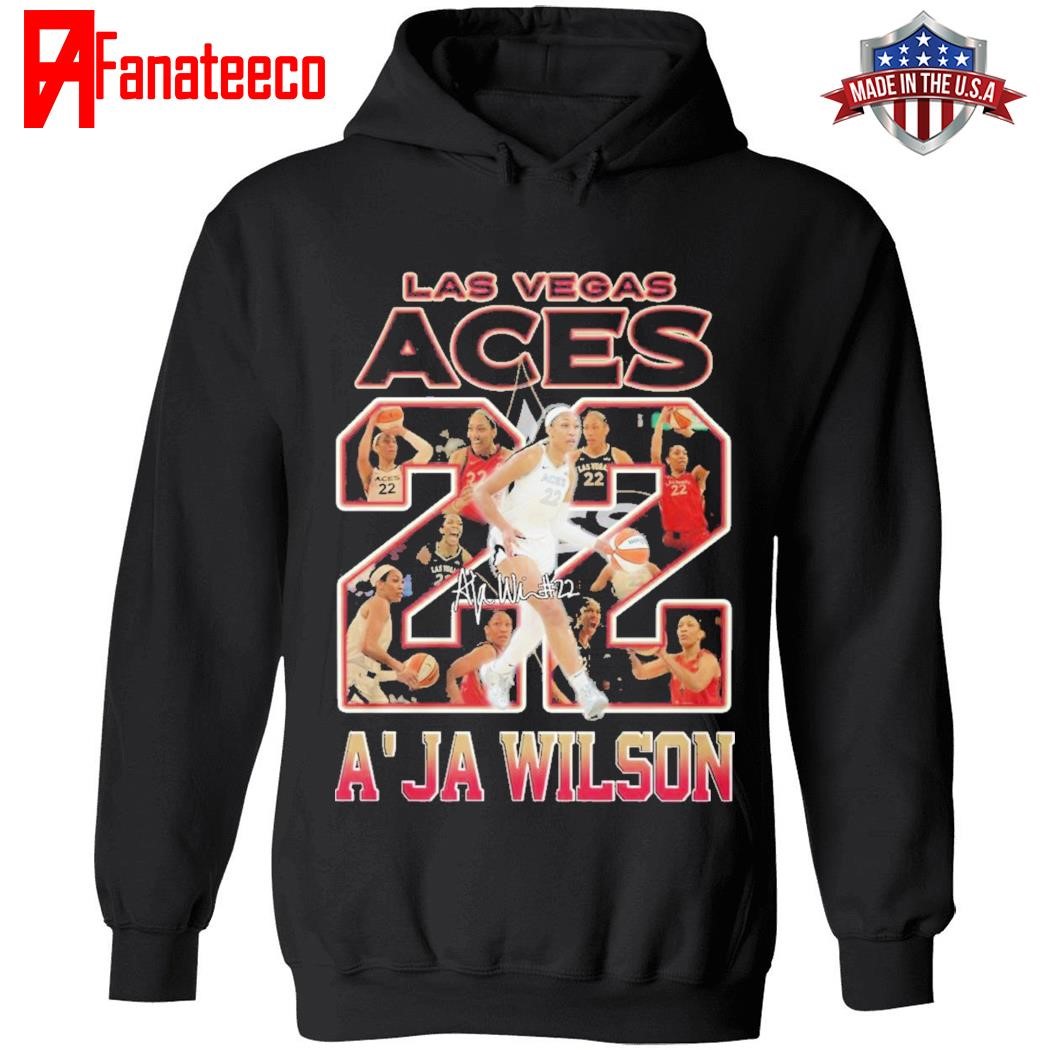WNBA Las Vegas Aces A’Ja Wilson 22 Shirt, hoodie, sweater, long sleeve ...