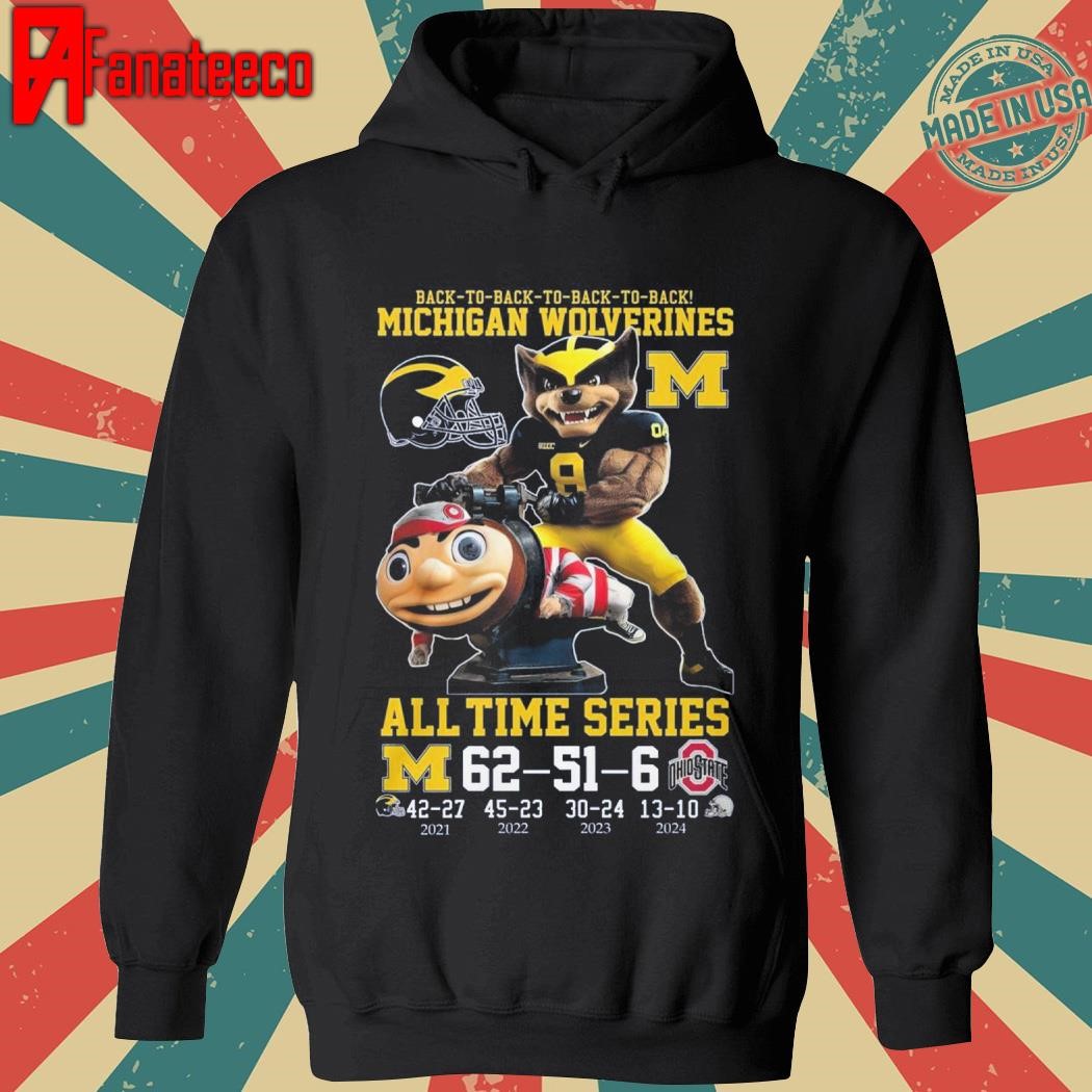 Michigan Wolverines All-Time Series Back-2-Back-2-Back Beat Ohio 2024 ...